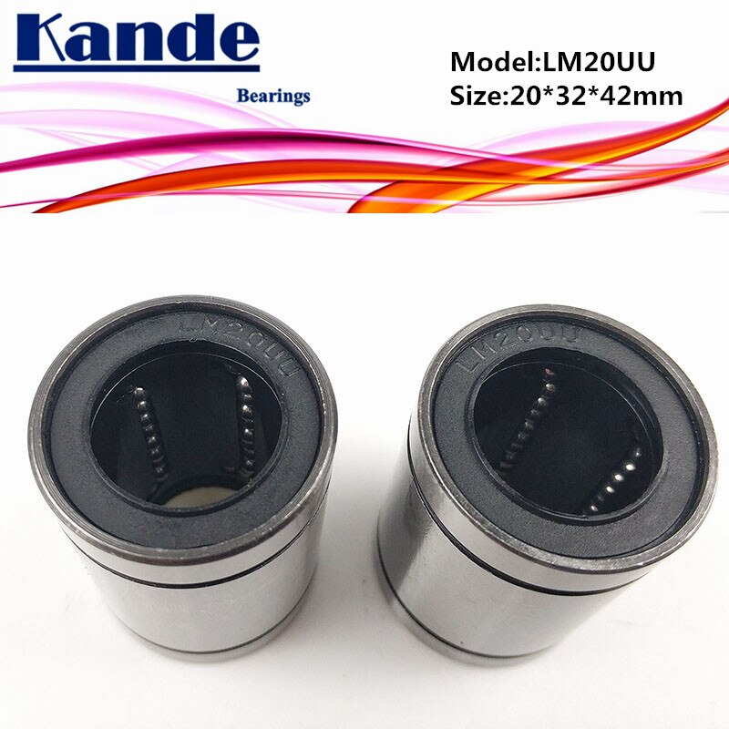 Kande Bearings LM20UU 4pcs LM20UU Linear Bearing 2... – Grandado