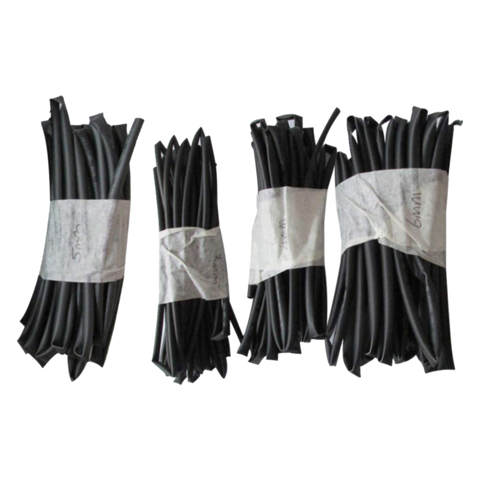 Black Polyolefin Heat Shrinking Tube Wire Wrap Kit... – Vicedeal