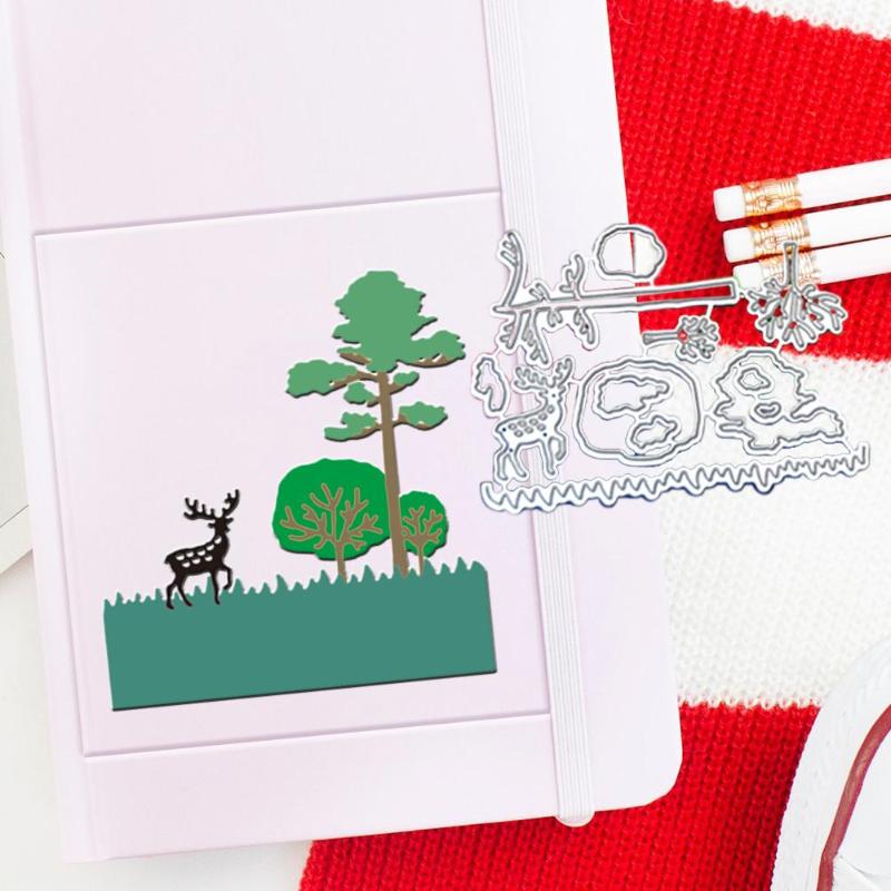Silver Cutting Dies Love Scenery Pattern Stencils ... – Grandado