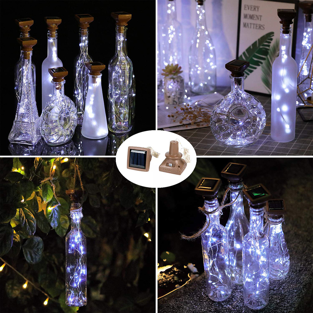 Luces de botella de vino energía Solar LED botella... – Grandado