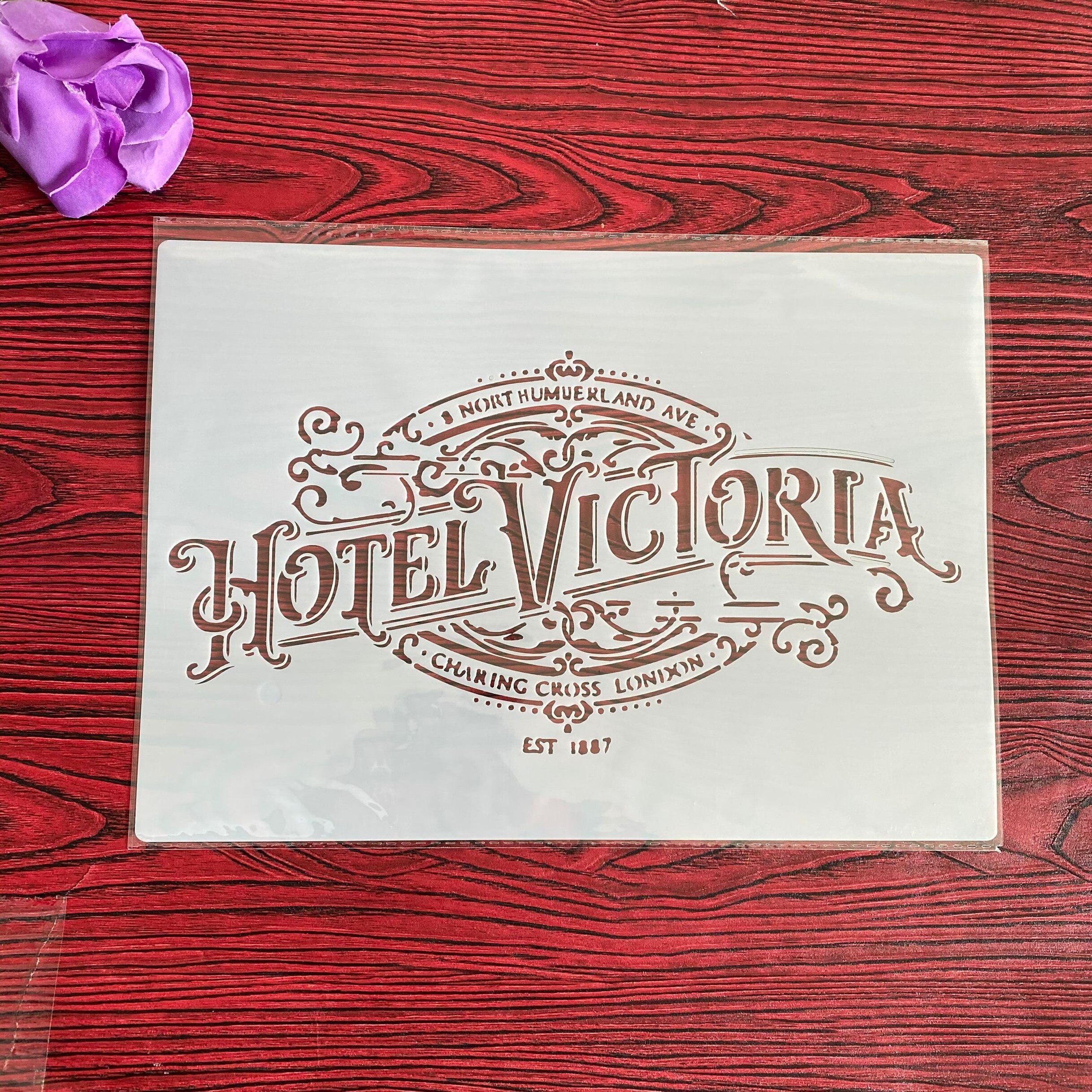 A4 Stencil for Wall Painting Scrapbooking Stamp Al... – Grandado