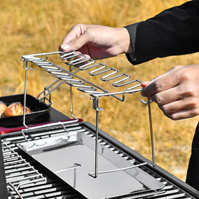 BBQ Chicken Leg Wing Rack Non-Stick 14 Slots Stain... – Vicedeal