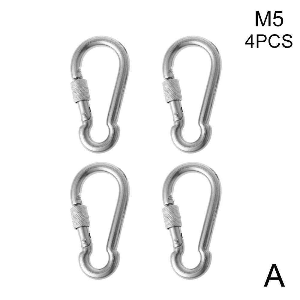 Outdoor carabiner 4pcs large small GALVANISED Cara... – Grandado