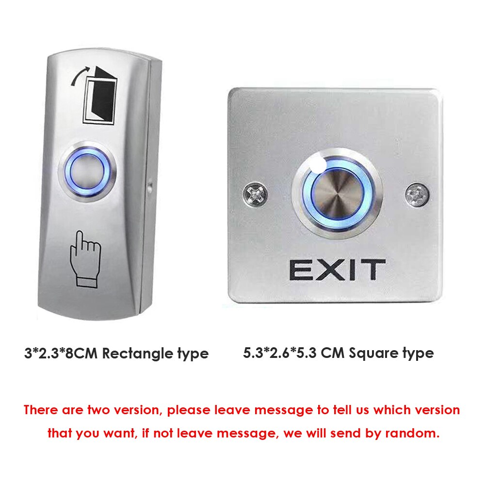 Zinc Alloy Exit Button Switch NO/NC/COM Door Syste... – Grandado