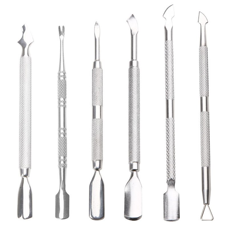 1Pc Double-Ended Cuticle Pusher Roestvrij Staal Do... – Vicedeal
