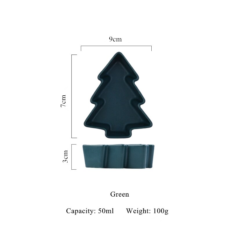 Christmas Tree Shape Candy Snacks Dish Nuts Dry Fr... – Vicedeal