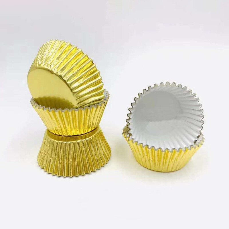 100Pcs Kleurrijke Papier Doos Papier Cupcake Bakke... – Vicedeal