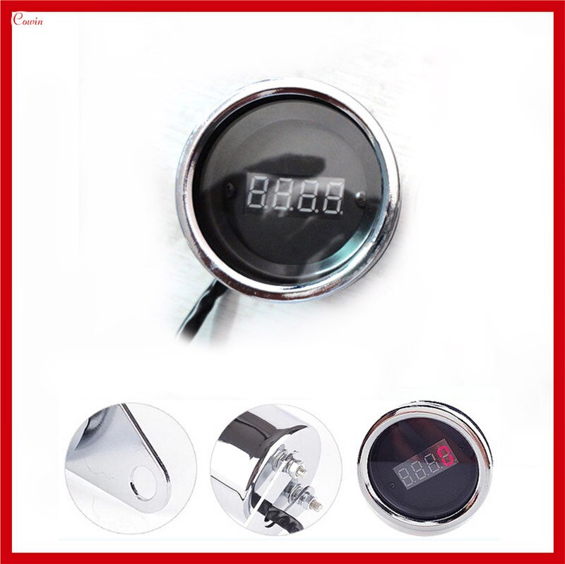 Metal Case 12v Motorcycle Digital Number Led Tacho... – Grandado
