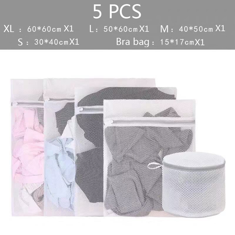 5pcs/Set Multifunctional Clothes Washing Bag Trave... – Vicedeal