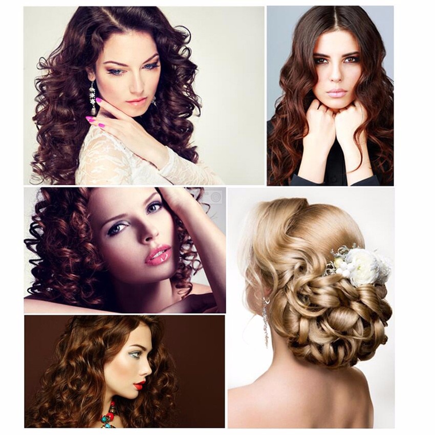 Automatic Hair Curler Magic Curling Iron Lcd Scree Vicedeal