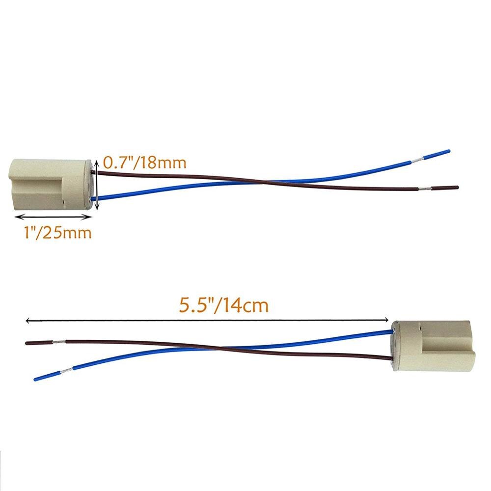 10pcs/lot G9 Lamp Base 250V 2A Ceramic Connector S... – Grandado