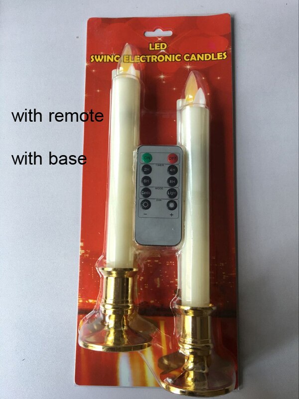 Pack of 6 Remote And Timer Yellow Dancing Battery ... – Grandado