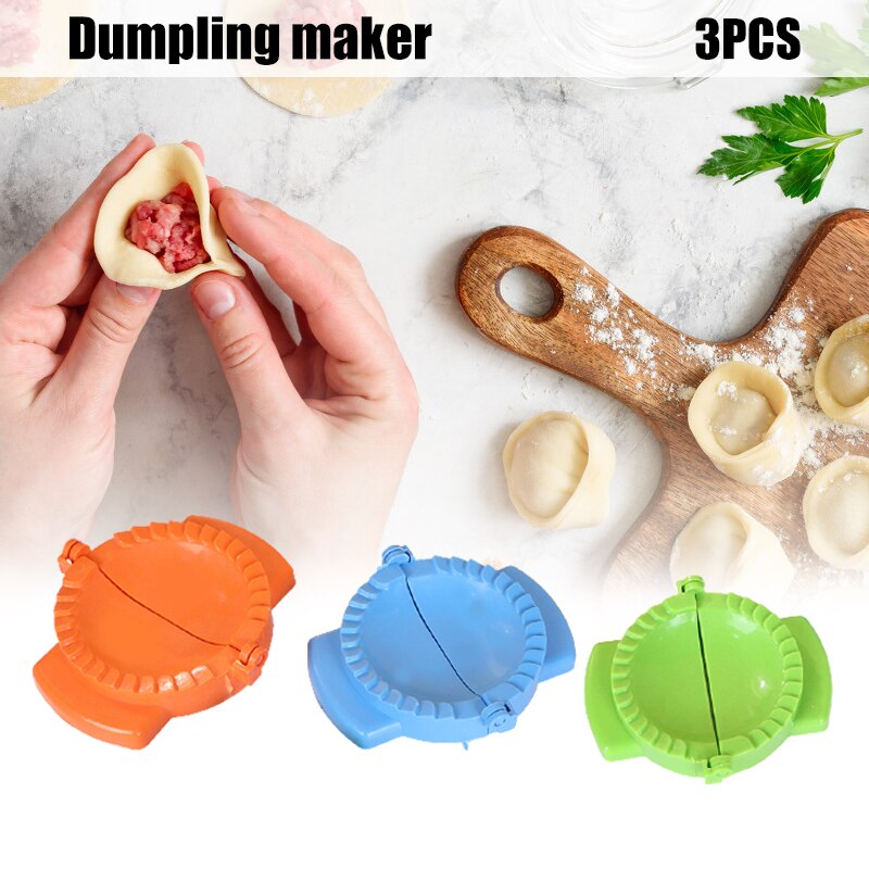 3Pcs Multifunctionele Plastic Dumpling Maker Dumpl... – Vicedeal