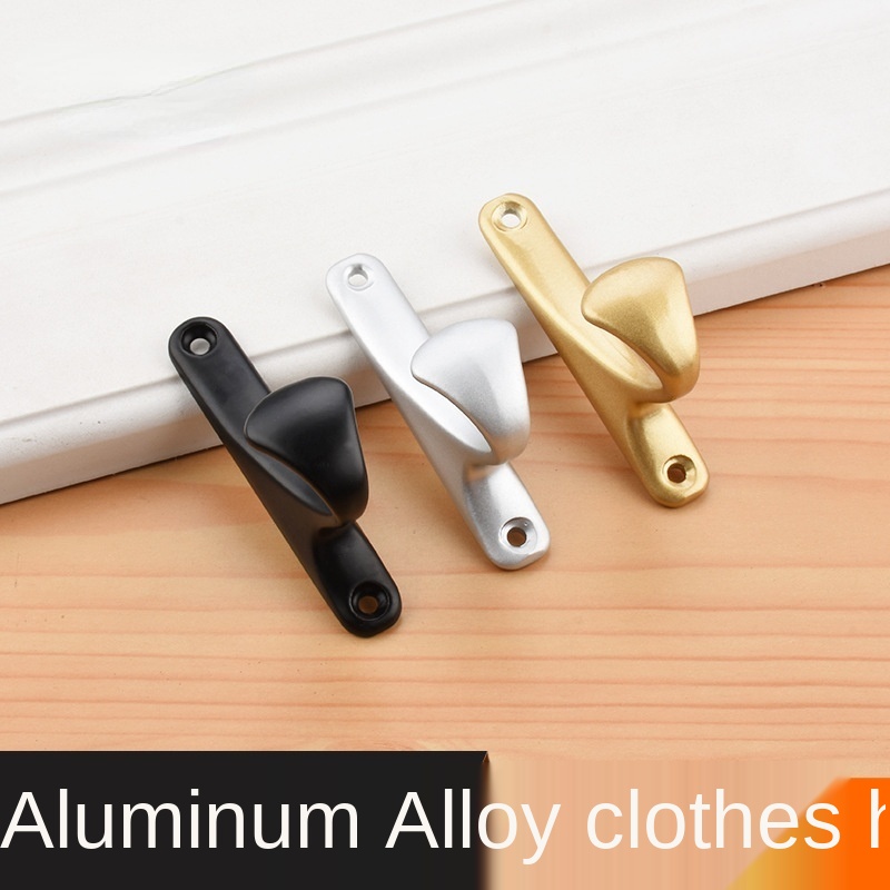 Modern and Simple Black Aluminum Alloy Clothes Hoo... – Vicedeal