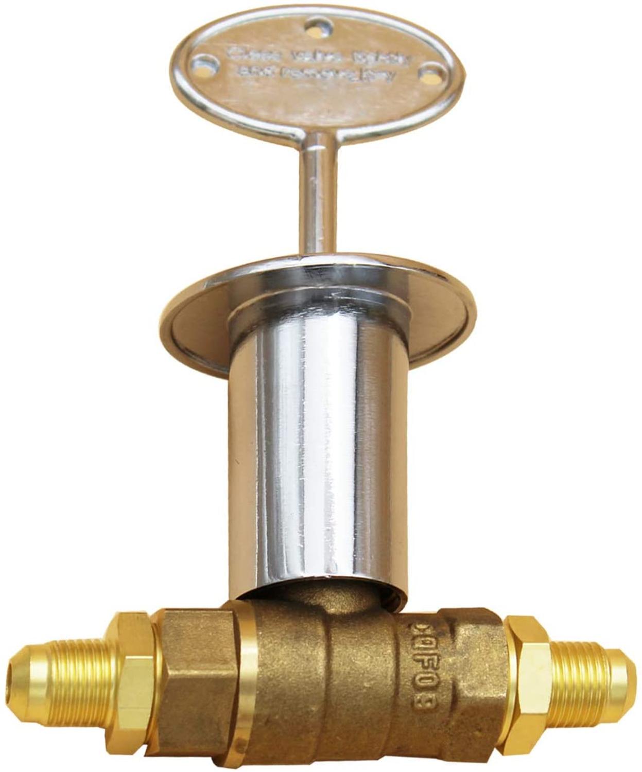 Aarde Star 1/2 "Npt Messing Gas Controle Sleutel K... – Vicedeal