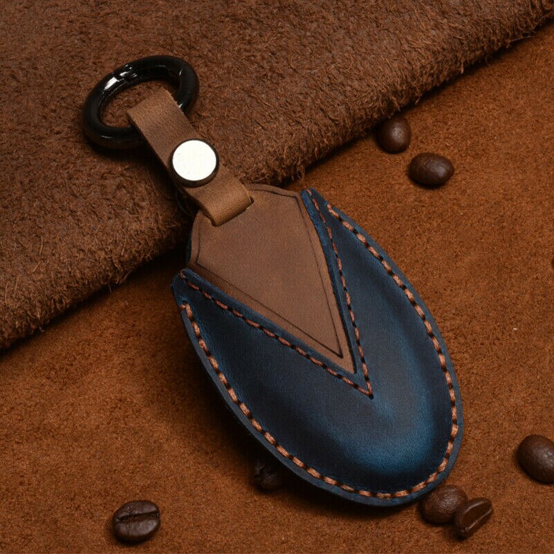 Leather Car Key Cover Fob Case For Nissan Qashqai ... – Grandado