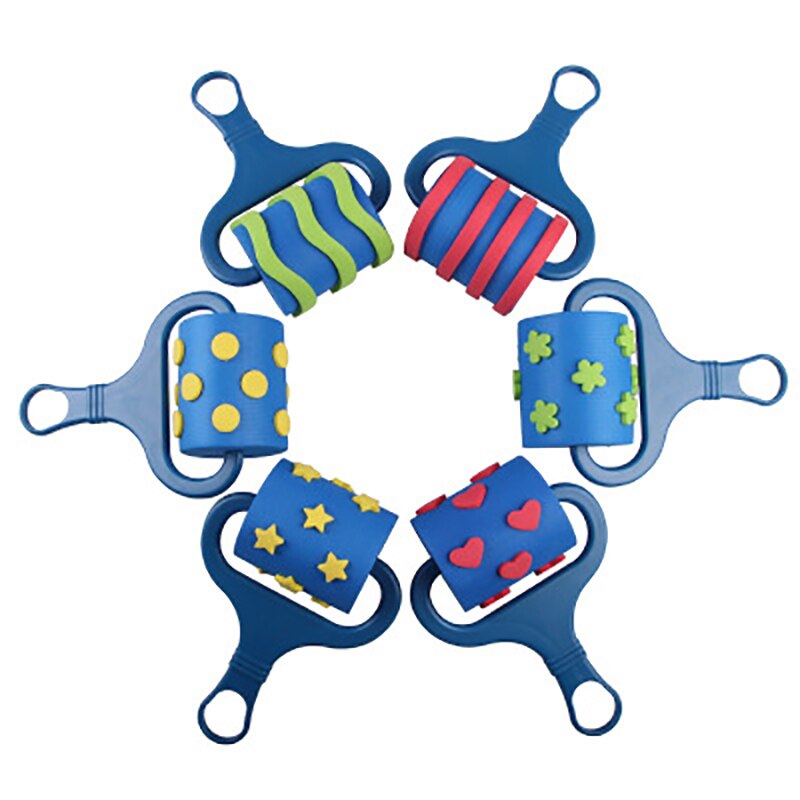 Stamps Toys sponge brush painting set Children Sea... – Grandado