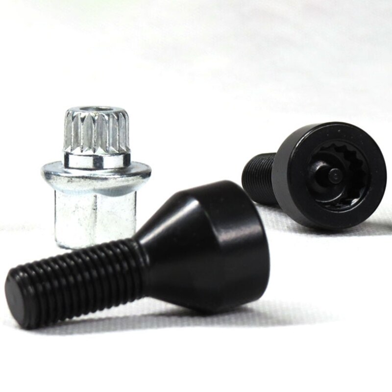 5 Pc Black 12X1.5 Locking Bolts Lock Steel 28mm St... – Vicedeal