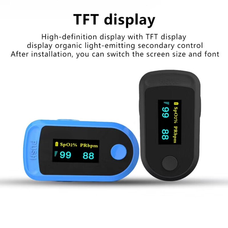 Bluetooth Finger Pulse Oximeter Sleep Monitoring D Grandado