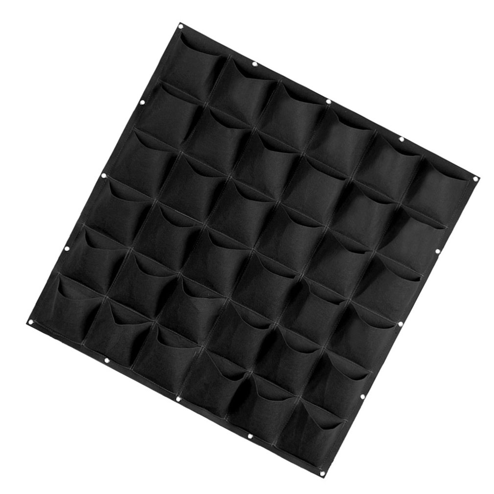 Pocket Wall-Mounted Non-Woven Felt Planting Bag Ve... – Grandado