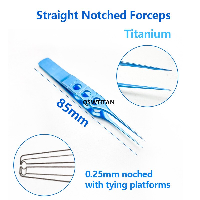 Titanium Pierse Colibri Corneal Forceps with Notch... – Vicedeal