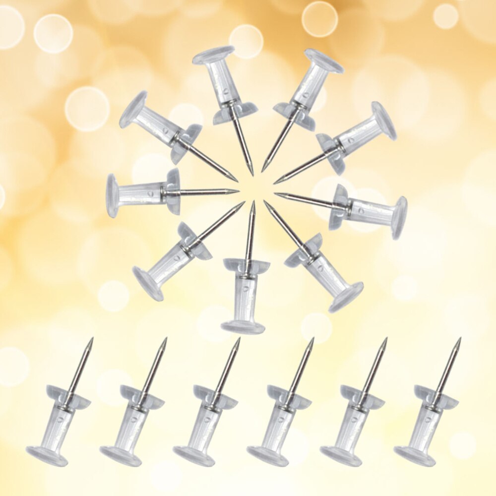 200Pcs Transparent Pushpins Map Push Tacks for Sch... – Vicedeal