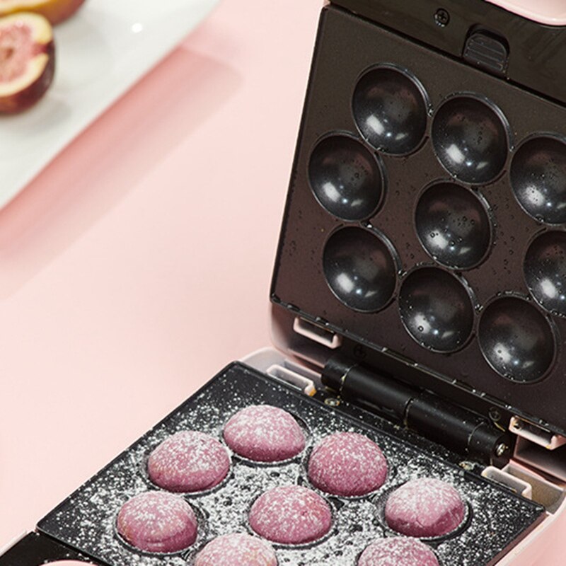 Electric Breakfast Maker Bubble Egg Cake Oven Mini Iron Sandwich Maker ...