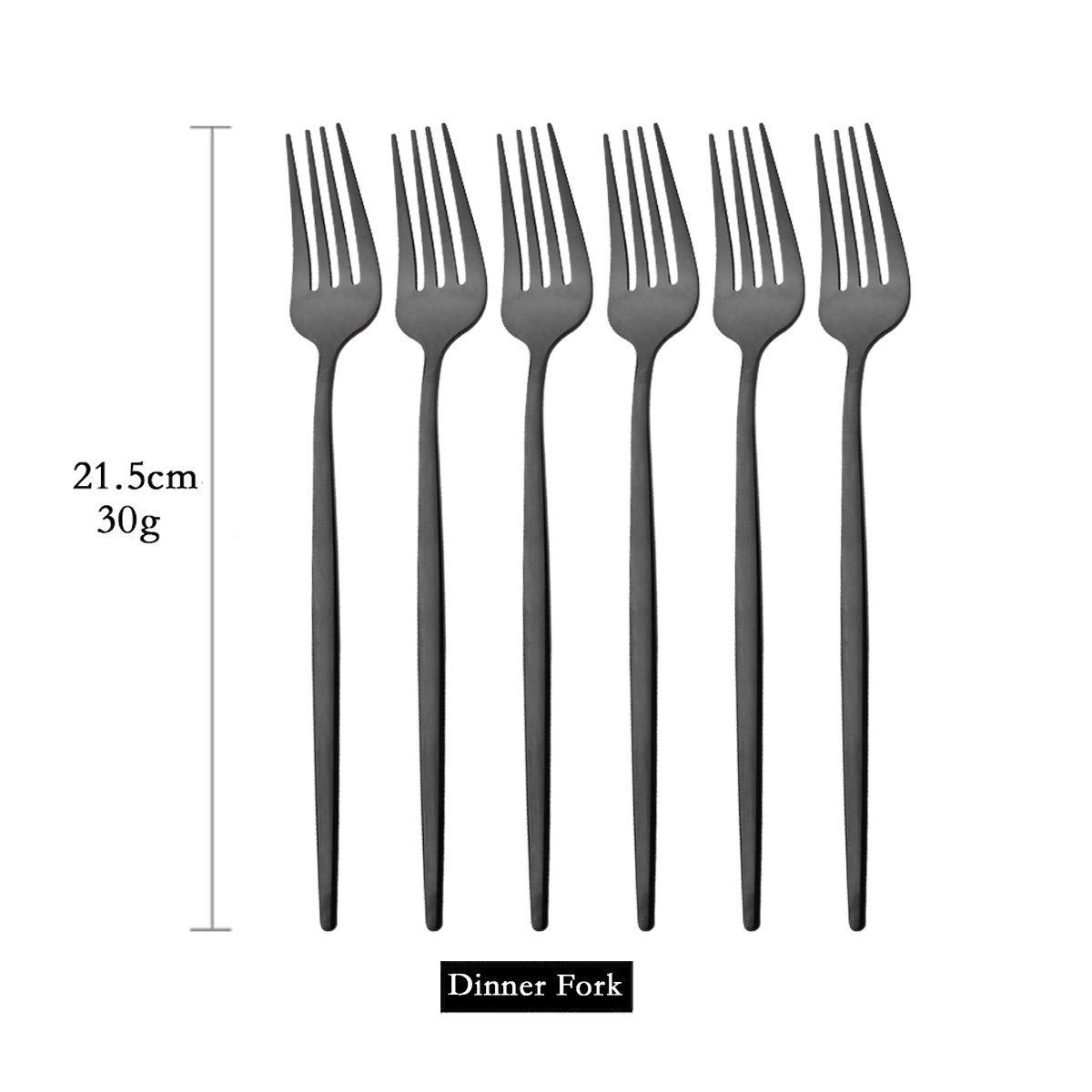 6Pcs Mirror Stainless Steel Dinner Fork Set Cutler... – Vicedeal