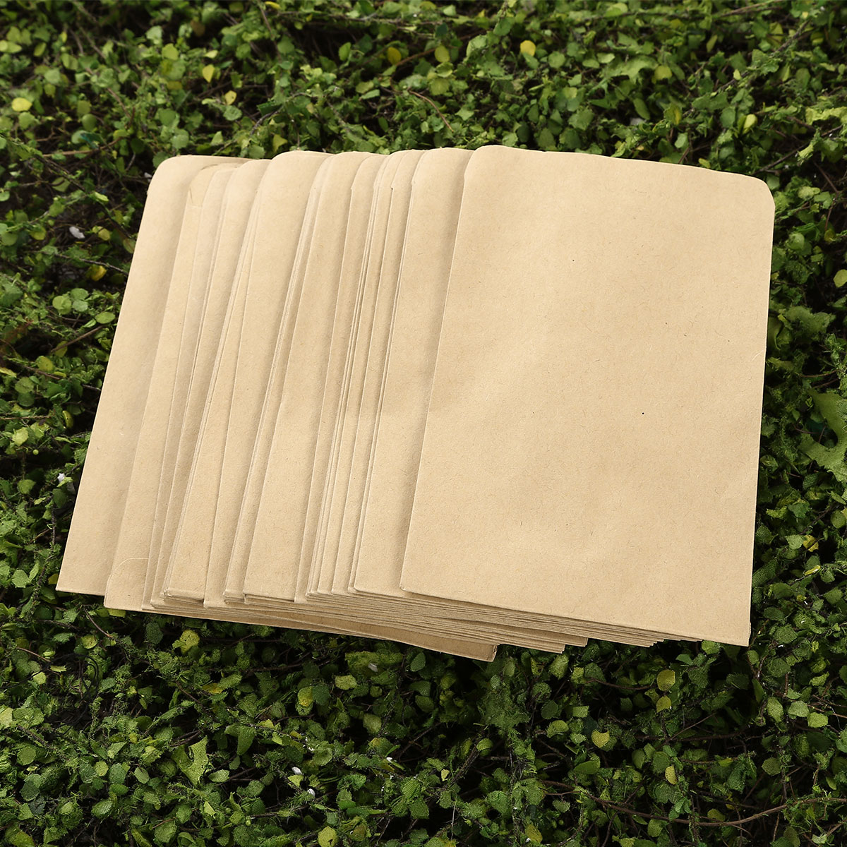 50 Mini Vintage Kraft Paper Hybrid Seed Bags Garde... – Grandado