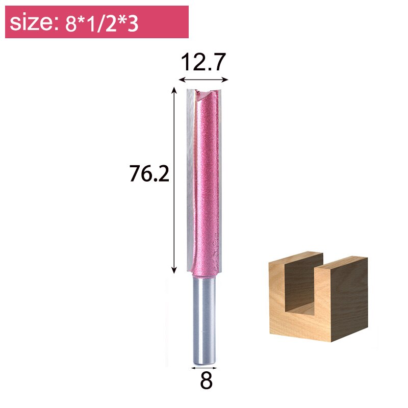 6mm 8mm Shank Straight Router Bit CNC Woodworking ... – Grandado