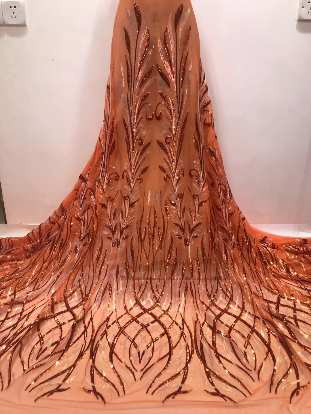 Classic Rose Gold2022 Latest African Tulle Lace wi... – Grandado