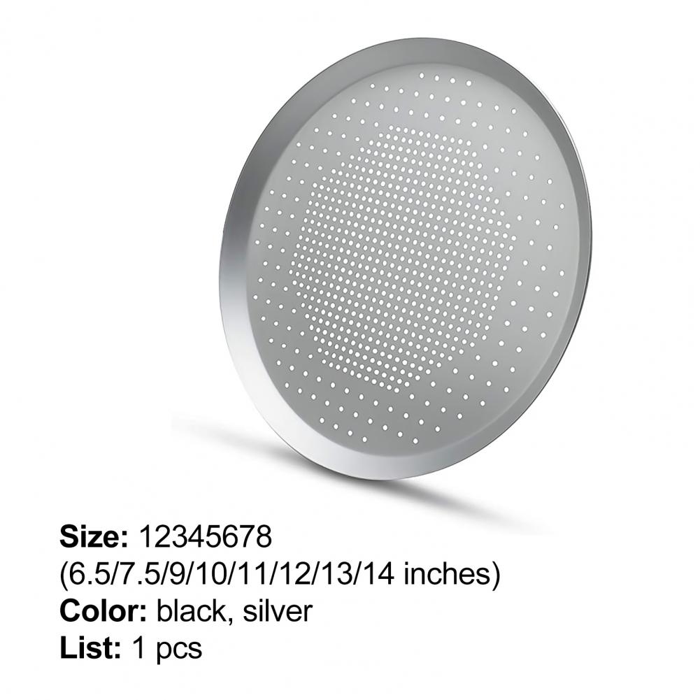 Metal Pizza Tray Nonstick Pizza Baking Pan Aluminu... – Grandado