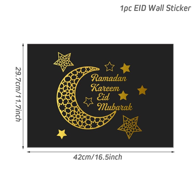 Eid Mubarak Culture Wall Sticker DIY Decal Muslim ... – Grandado