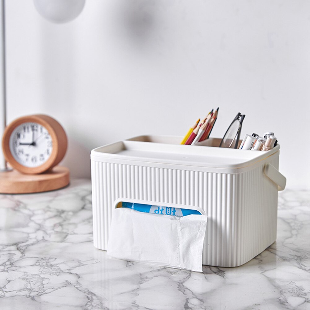 Desktop Holder 4 Compartments Desk Organizer PP Ho... – Grandado