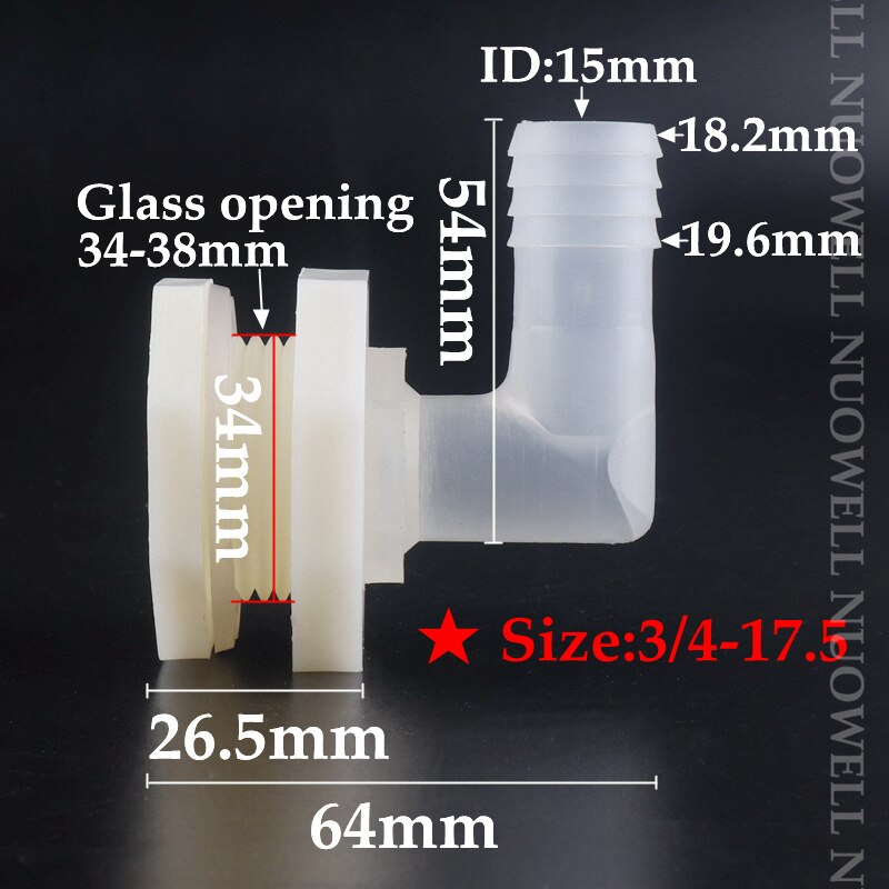 3Pcs G3/4" Aquarium Inlet Water Drain Joint Fish T... – Grandado