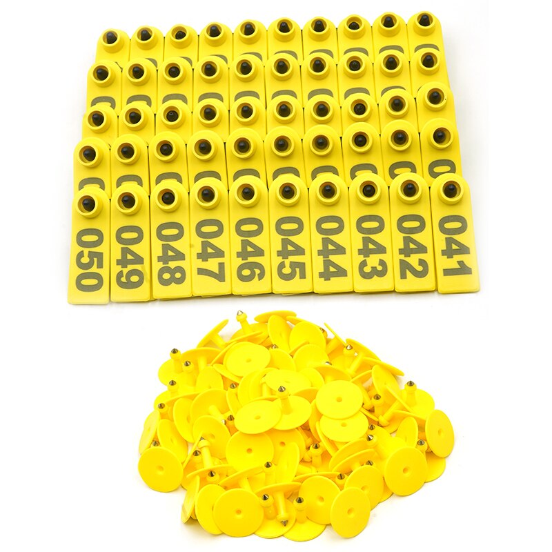 100 Pcs Animal Ear Tag Card Sheep Pig Ear Marker C... – Grandado
