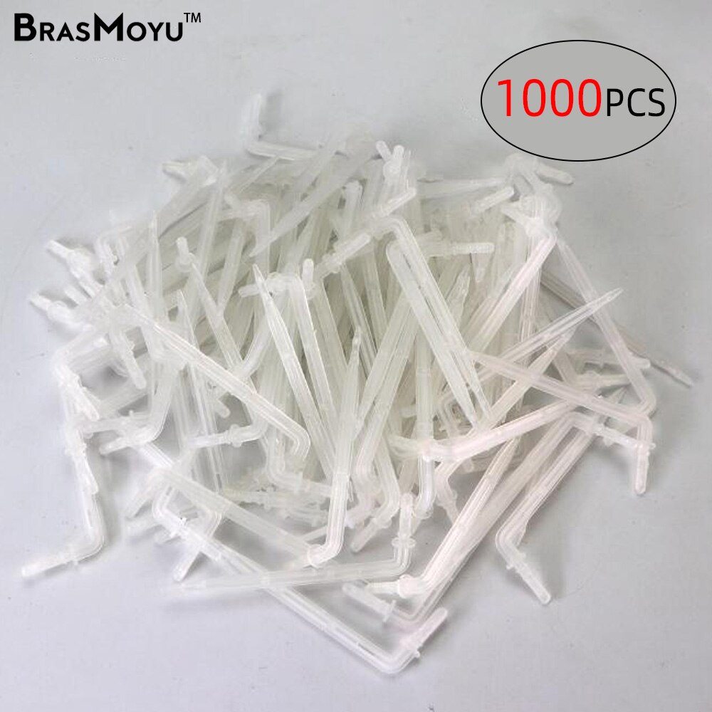 BRASMOYU 100-1000PCS 1/4'' White Drip Emitter Curv... – Grandado