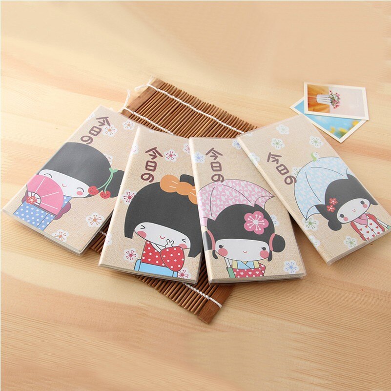 "Kimono Girl" Cute Diary Planner Pocket Journal Sc... – Grandado