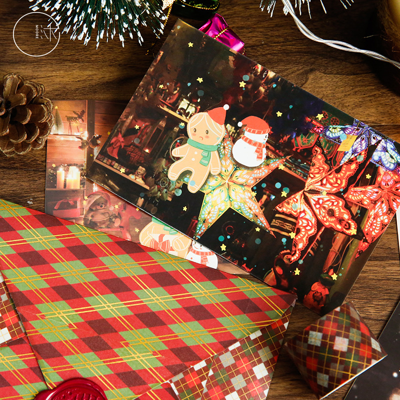 30 stks/set Hello Gingerbread Man Kerst Postcard D... – Grandado