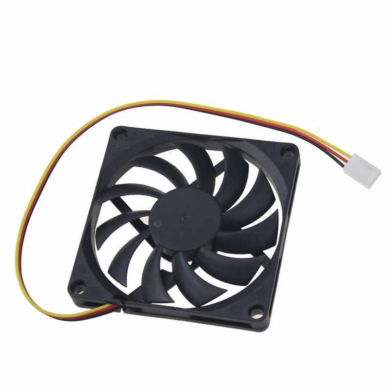 Gdstime 2 Pcs CPU Cooler 80mm 8cm 3Pin 12V DC Blau... – Grandado