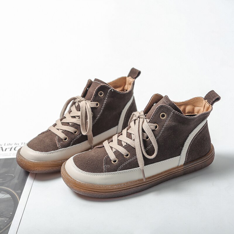 Ladies Colorful High-top Walking Shoes Breathable ... – Grandado