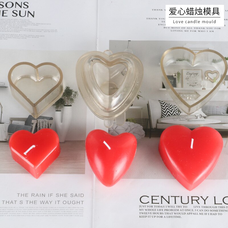 Diy Kaars Jar Mal Hart Vorm Kaars Materiaal Produc... – Grandado