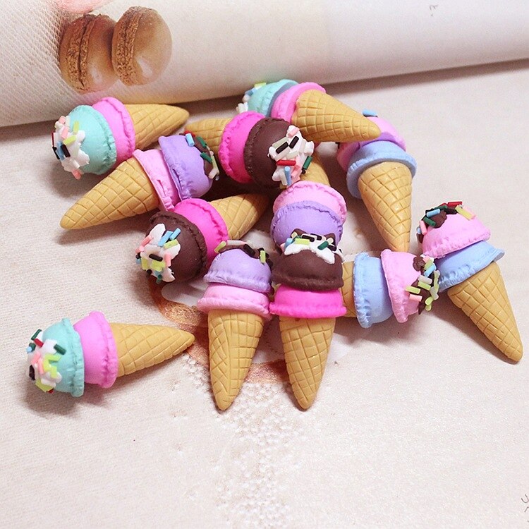 2PCS/lot Cute 1/6 Scale Miniature Ice-cream Resin ... – Vicedeal