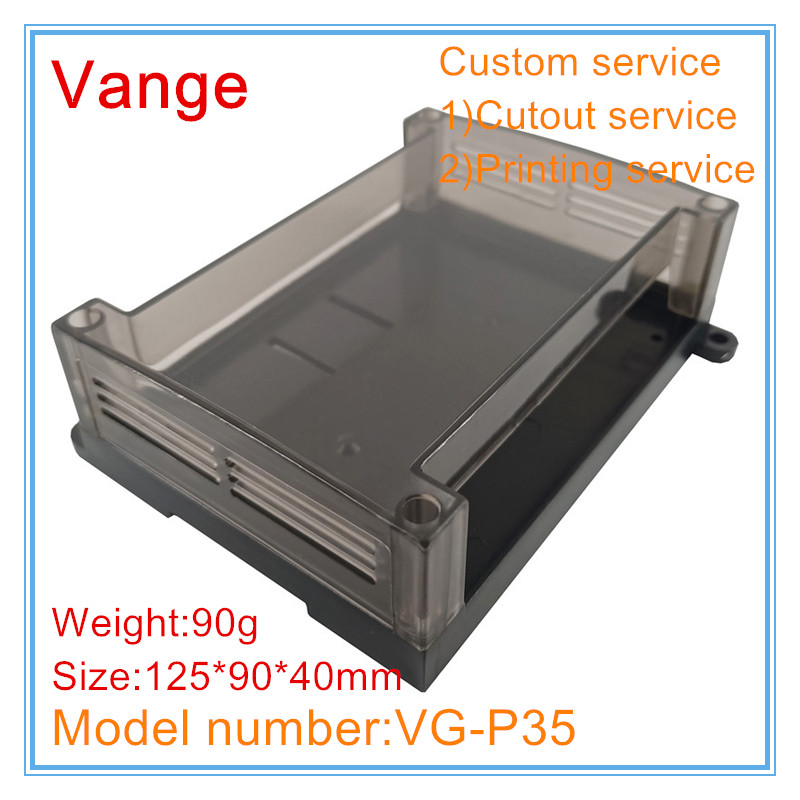 1 Stk/partij Din Rail Pcb Outlet Doos Abs Plastic ... – Vicedeal