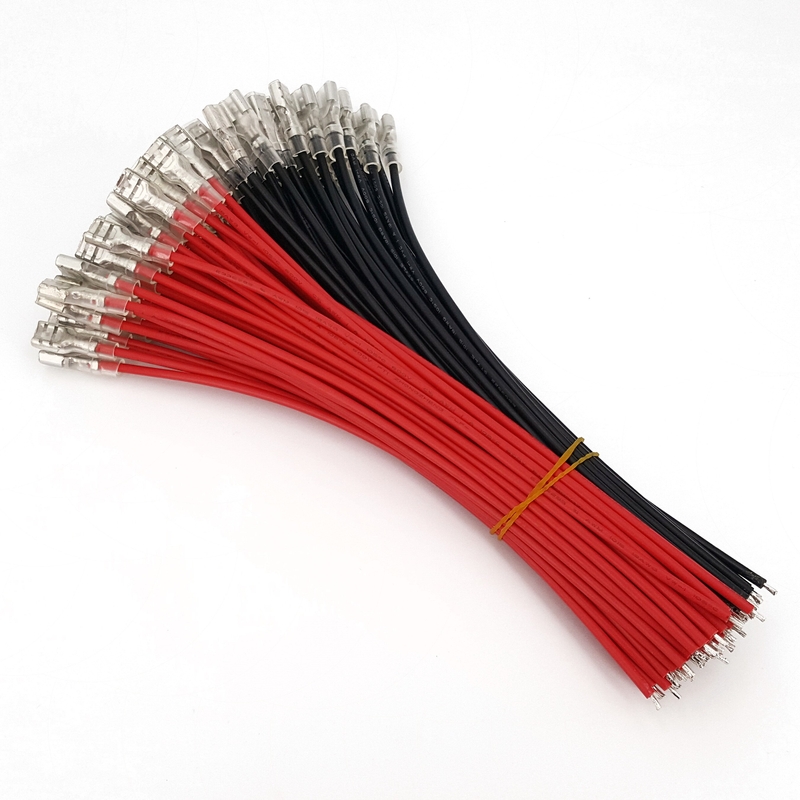 100Pcs 6.3mm Quick Disconnects 18 AWG Female Spade... – Grandado