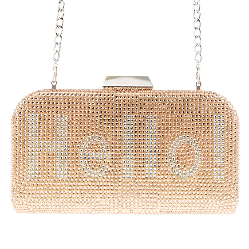 Best White HELLO Crystal Evening Clutch Bags Rhine... – Grandado