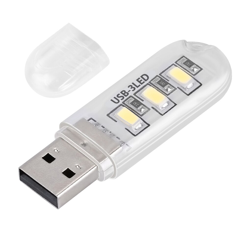 Luces LED USB para libros, Bombilla de 5V, entrada... – Grandado
