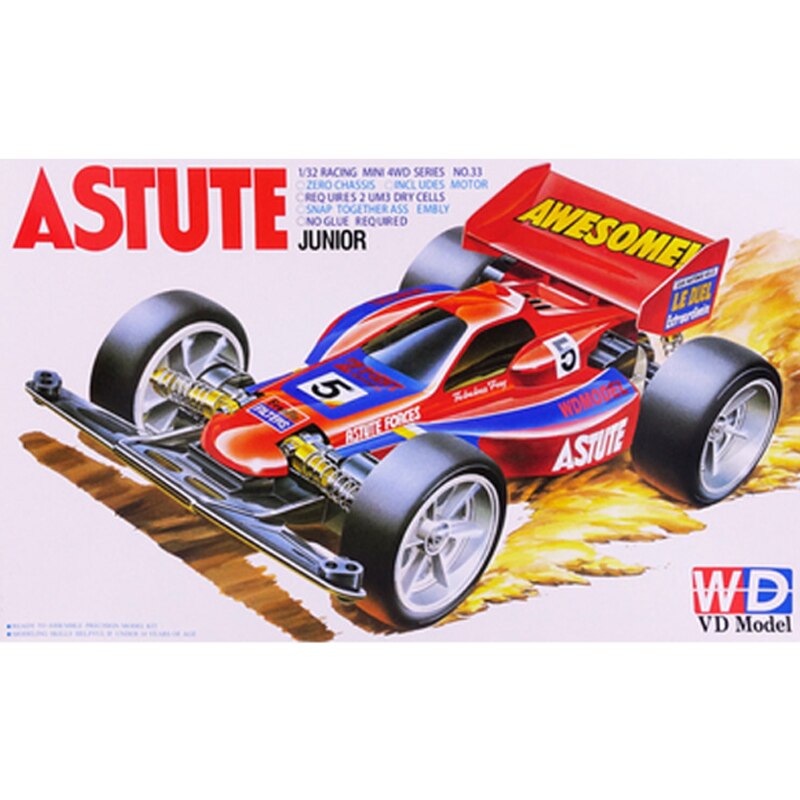 free self-made mini 4wd car/kits super ASTUTE Sout... – Vicedeal