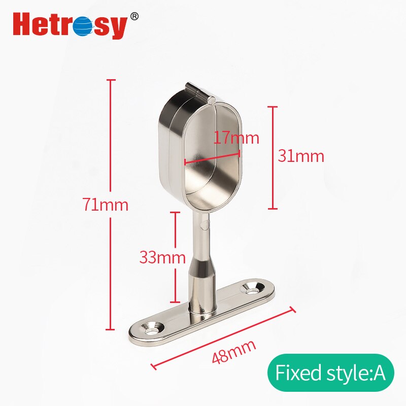 Hetrosy Hardware Moderne Garderobe Opknoping Buis ... – Grandado