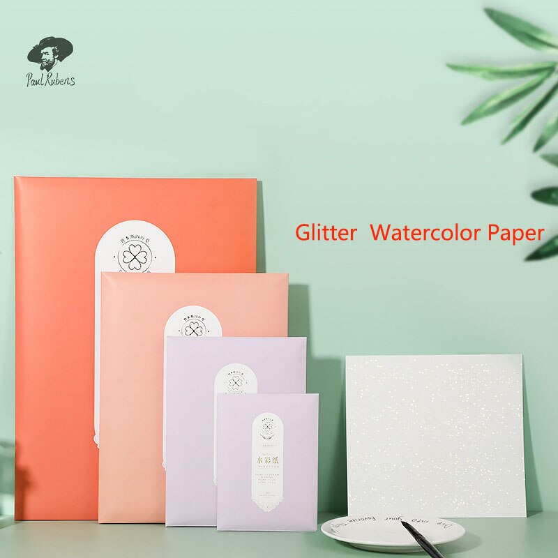 100% Cotton Watercolor Paper 300g Glitter Water Co... – Grandado